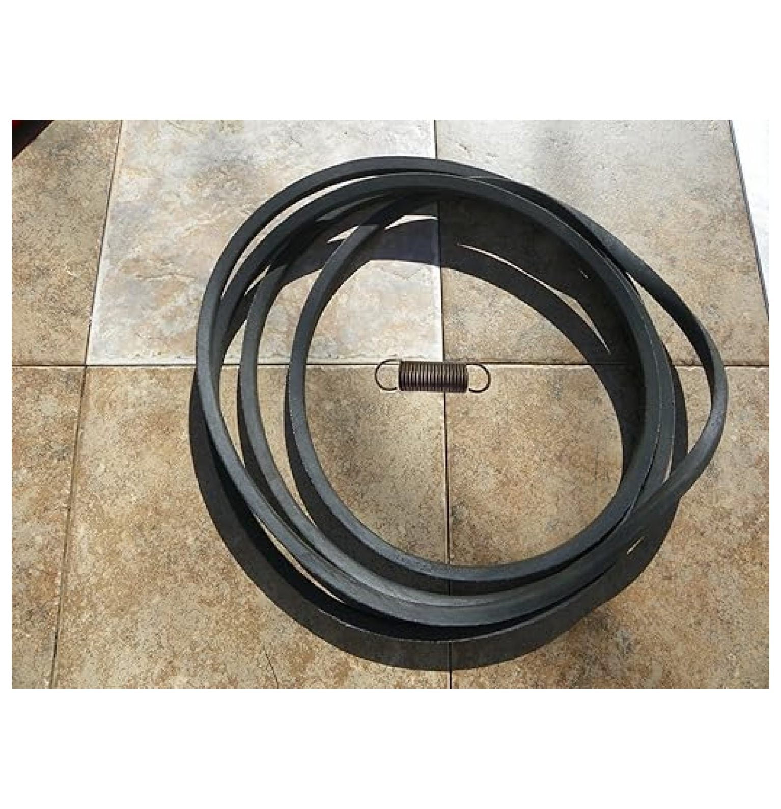 72" Finish Mower Belt 167148 with Tension Spring – Replacement Drive ...