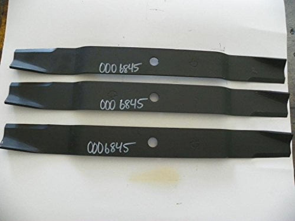 72" Finish Mower Blades Set of 3, Code 000-6845 - Walmart.com
