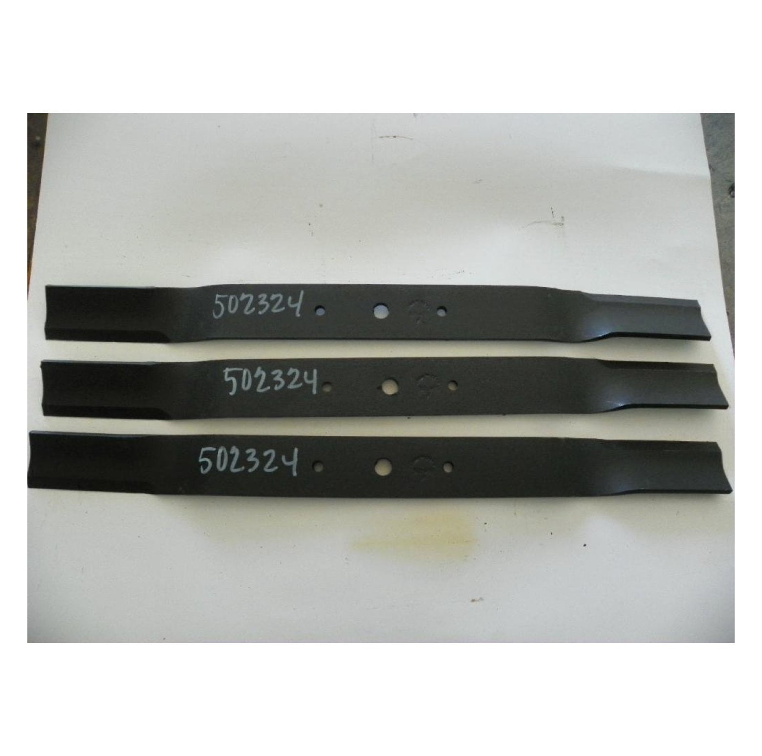 72" Finish Mower Blades Set of 3, Code 502324 - Walmart.com