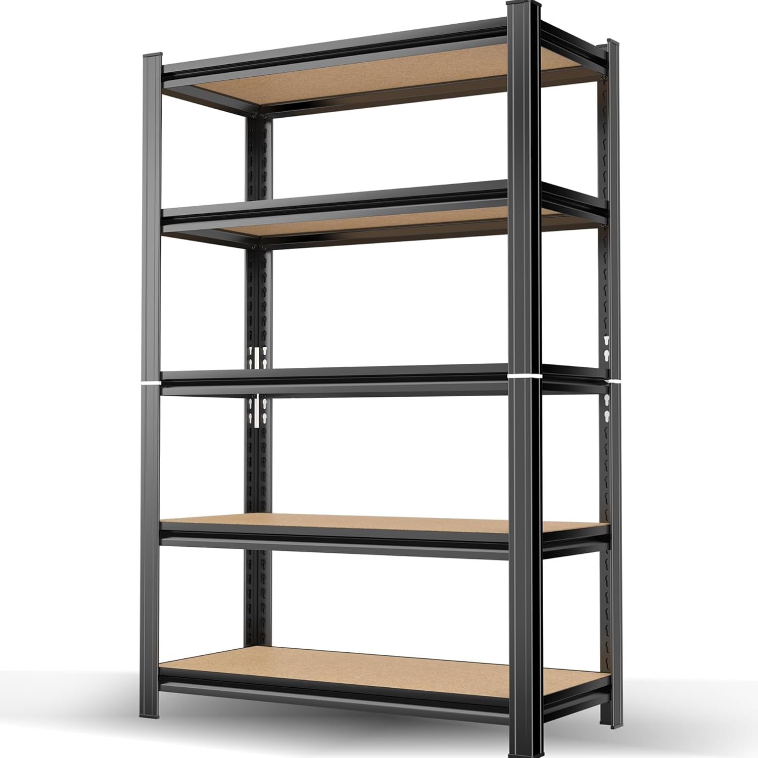 72" H|35.43" W Garage Shelving-Easy Assembly 5-Tier Shelving Unit|Heavy ...