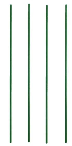 72" High Commercial Green Epoxy Wire Shelving Posts, Pack of 4 Green ...