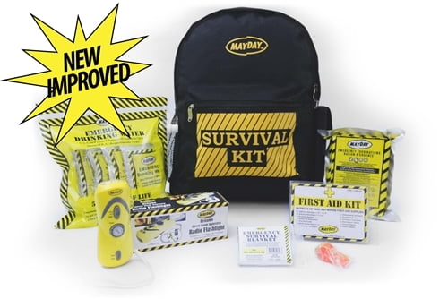 72 Hr. Emergency Survival Kit 1 Person Economy Backpack KEC1 Mayday ...