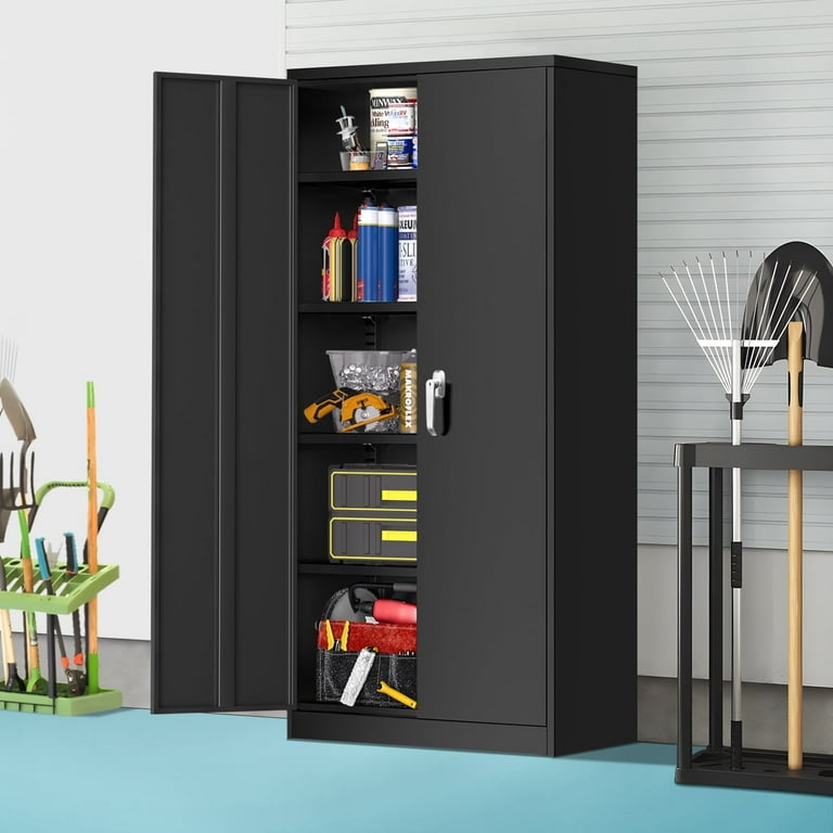 Metal Storage Cabinets With Doors And Shelves