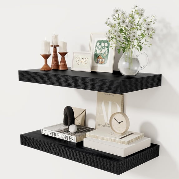 72 Inch Floating Shelf 12 Inch Deep Wall Shelf for Fireplace Mantel ...
