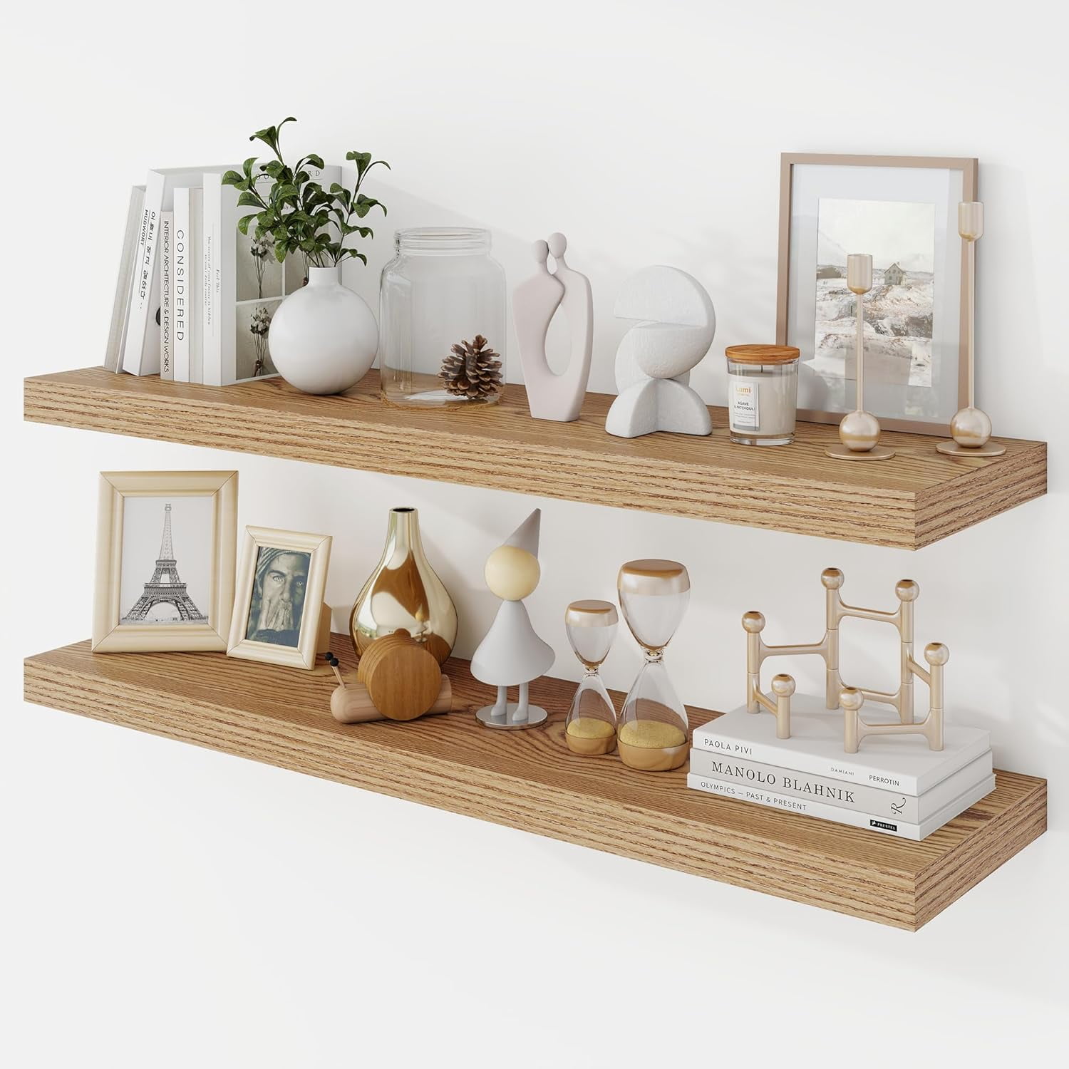 72 Inch Floating Shelves 9.3" Deep Floating Shelf Wall Mounted 72" Wall ...