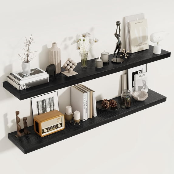 72 Inch Floating Shelves for Wall 8 Inch Deep Floating Shelf Large ...