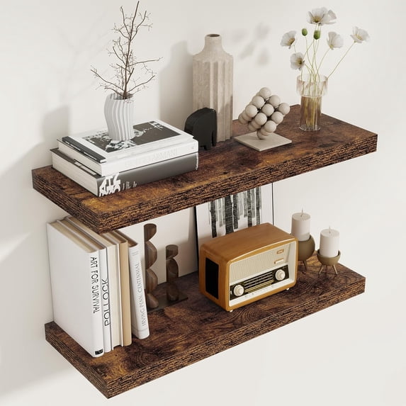 72 Inch Floating Shelves for Wall 8 Inch Deep Floating Shelf Large ...