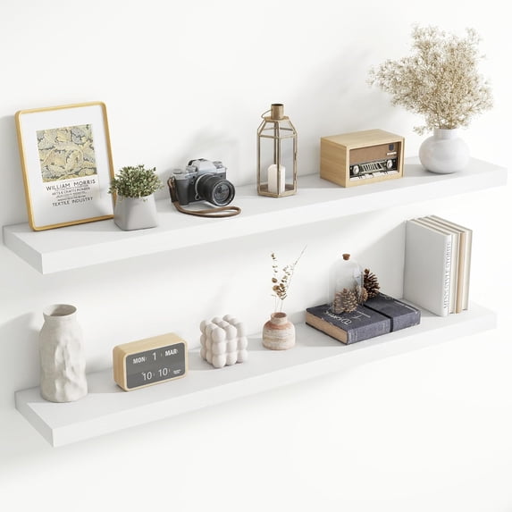 72 Inch Floating Shelves for Wall 8 Inch Deep Floating Shelf for ...