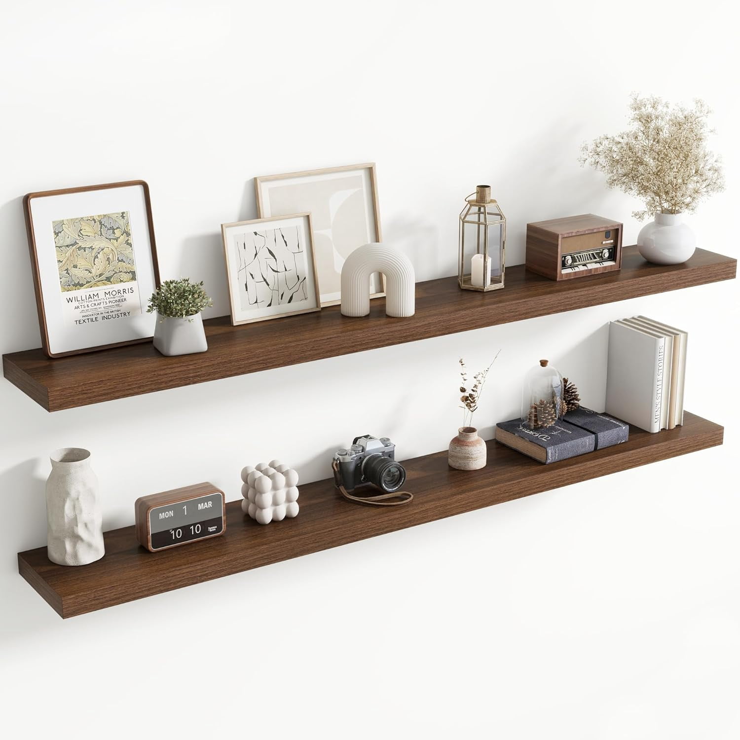 72 Inch Floating Shelves for Wall 8 Inch Deep Floating Shelf for ...