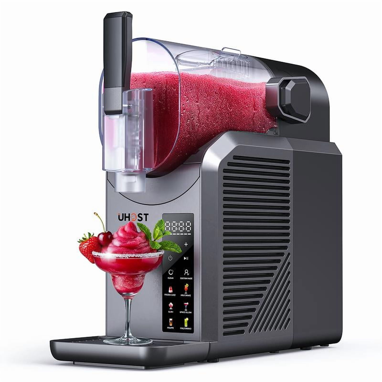 72 Oz Slushy Machine with 7 Preset Programs & No Ice Needed for Home ...