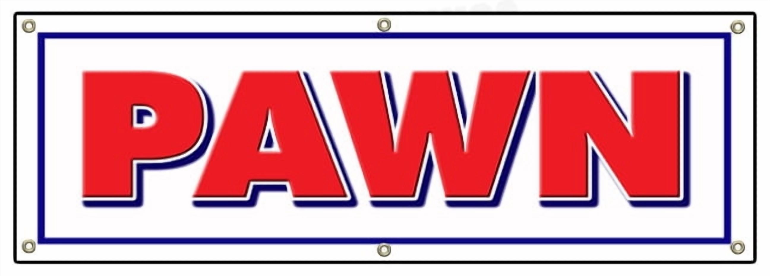 72" PAWN SHOP BANNER SIGN buy sell trade gold signs - Walmart Business ...