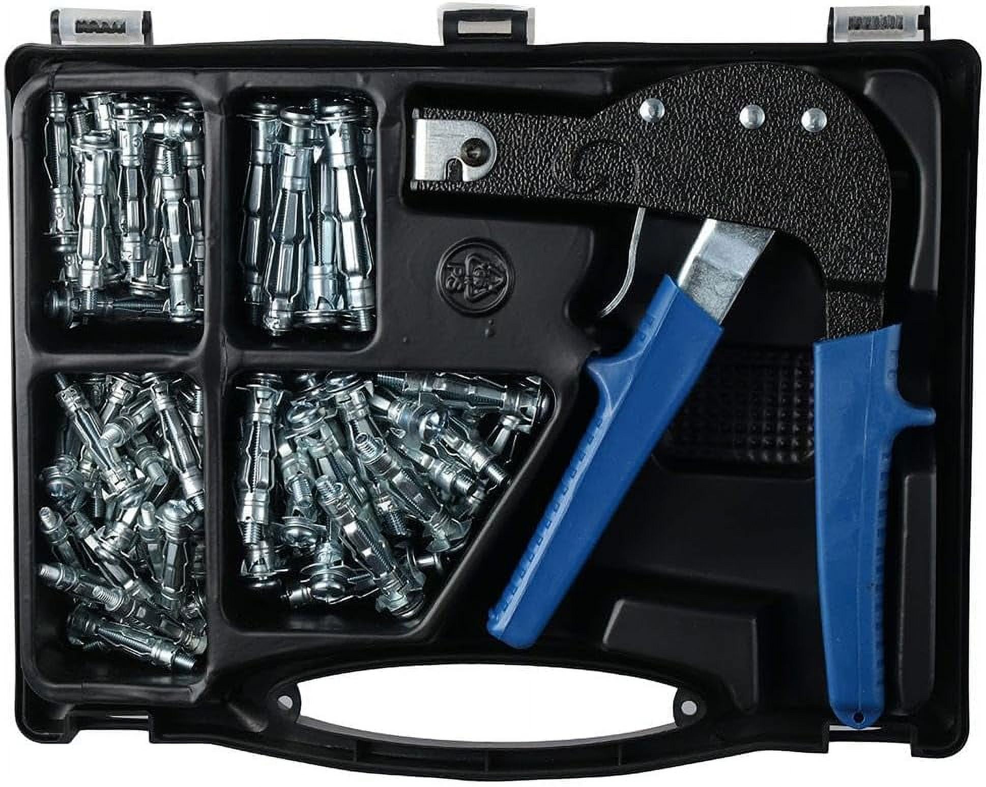 72 PCS Hollow Wall Anchor Set,Excellent Heavy Duty Metal Setting Tool ...