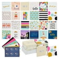 72 Pack Mini Blank Greeting Cards with Envelopes, Stickers, 24 Assorted ...