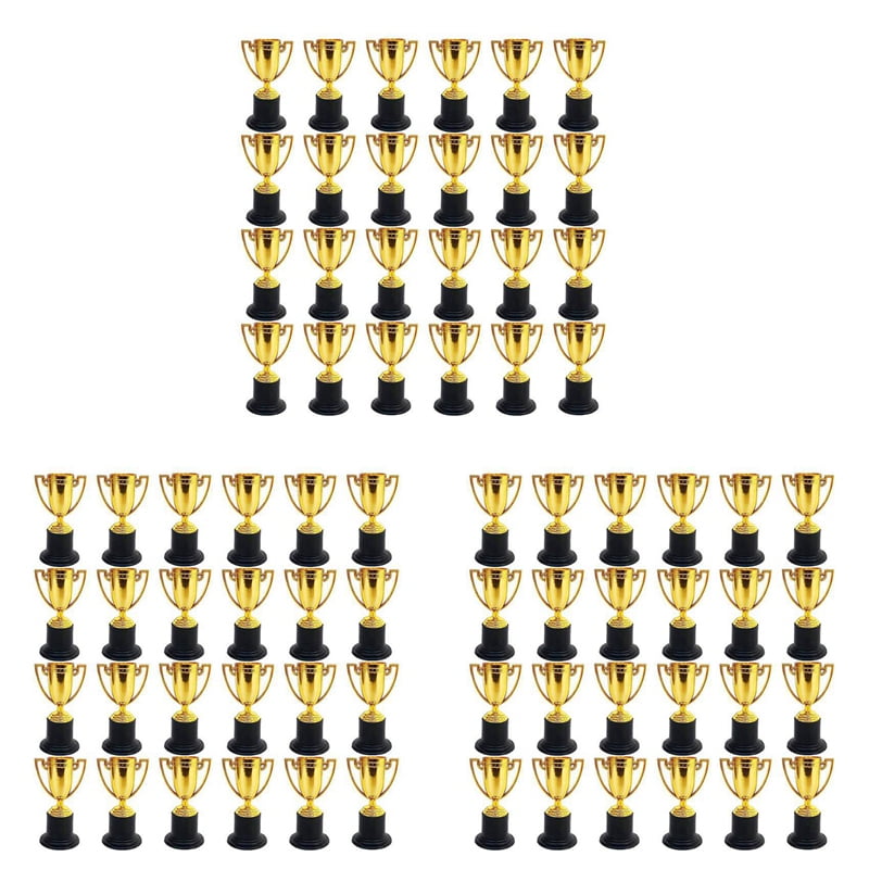 72 Pack Mini Trophy for Kids Awards,Plastic Gold Award Trophy Cups,for ...