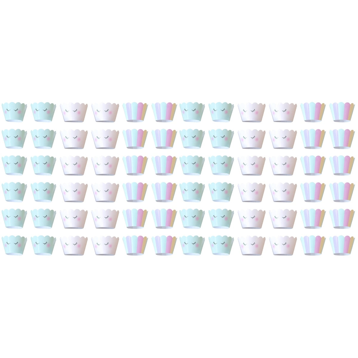 72 Pcs Cake Decorations Cake Wrappers Wedding Decorations for Ceremony ...