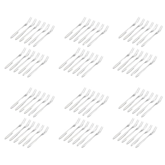 72 Pcs Dessert Forks,5.1 InchStainless Steel Mini Salad Fruit Fork ...