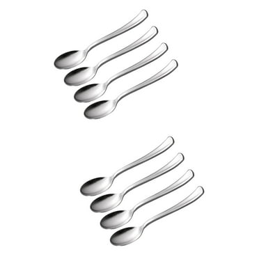 LotFancy 100 Mini Disposable Wooden Spoons, 6.25 in, Biodegradable ...