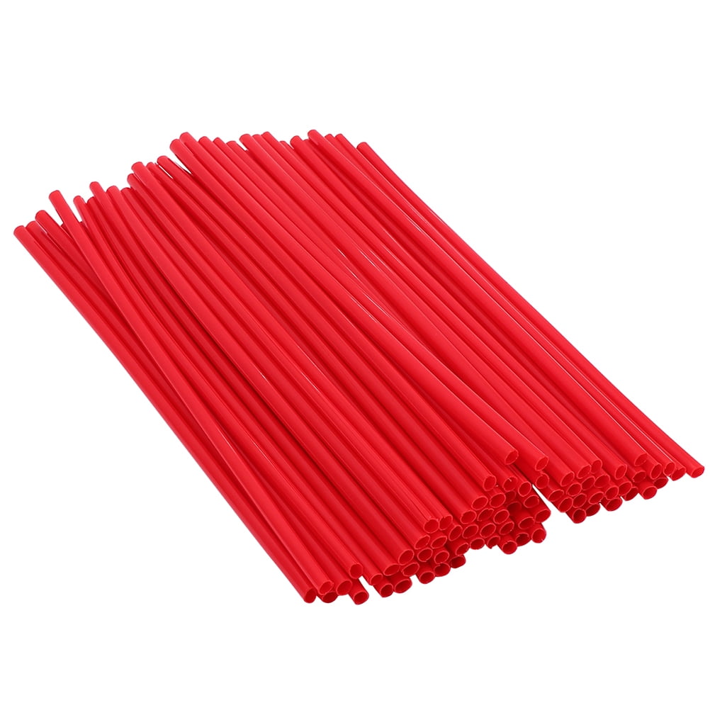 Raindrops Motorcycle Spoke Cover with Reusable Plastic for Bike Use Red ...