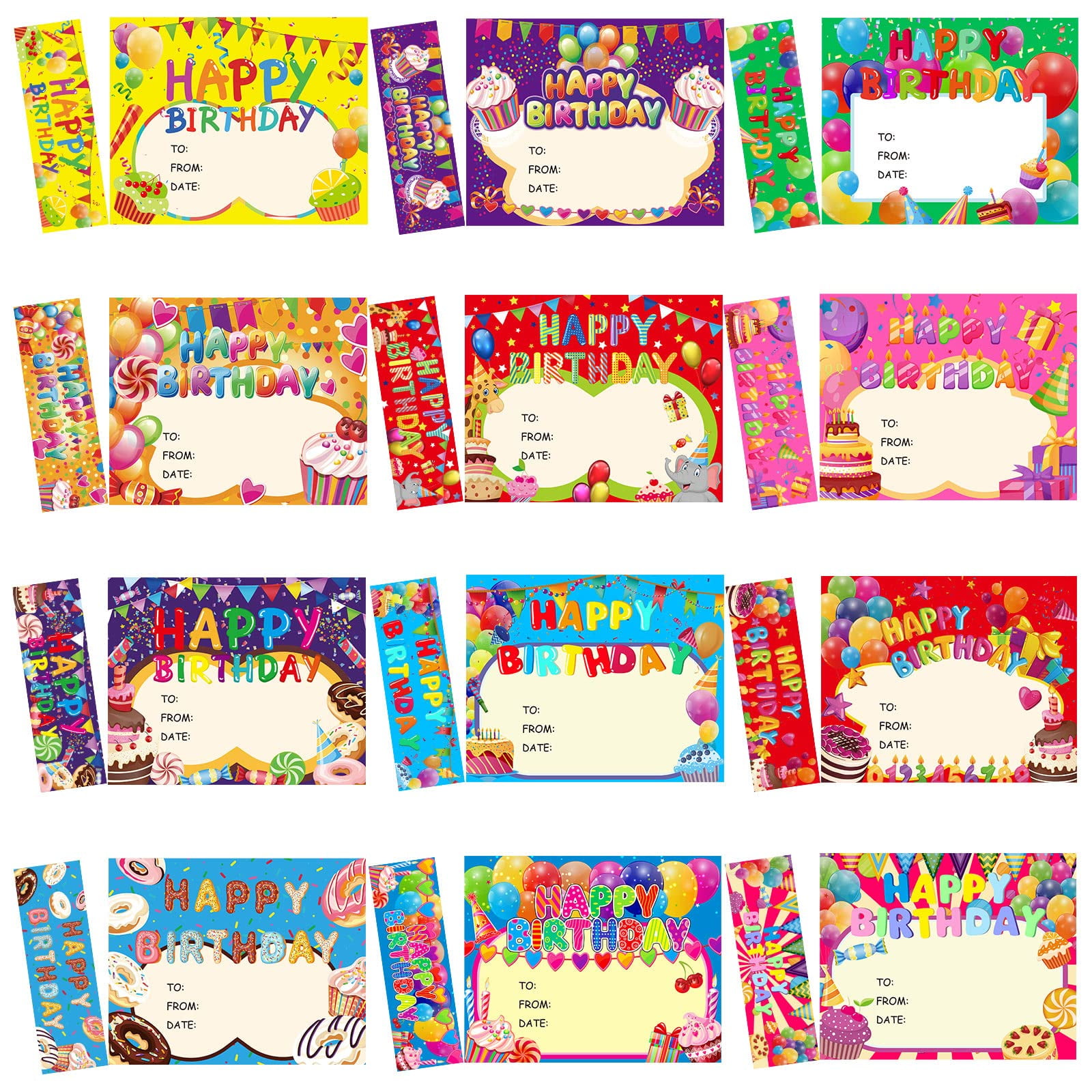 72 Pcs Happy Birthday Certificates for SMRKids Classroom Happy Birthday ...