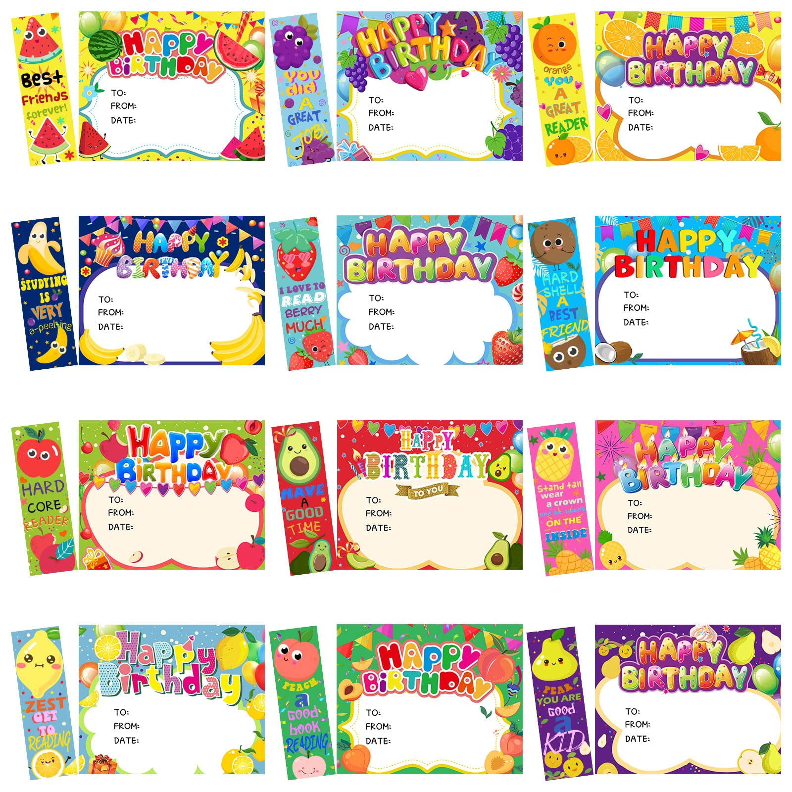 72 Pcs Happy Birthday Certificates for SMRKids Classroom Happy Birthday ...
