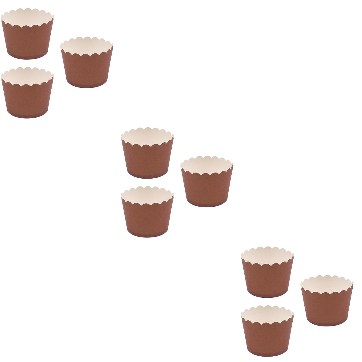 72 Pieces Paper Muffin Liners Cupcake Wrappers Holders for Wedding ...