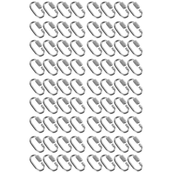 72 Pcs Quick Link 4MM Stainless Steel Chain Connector,Heavy Duty D ...