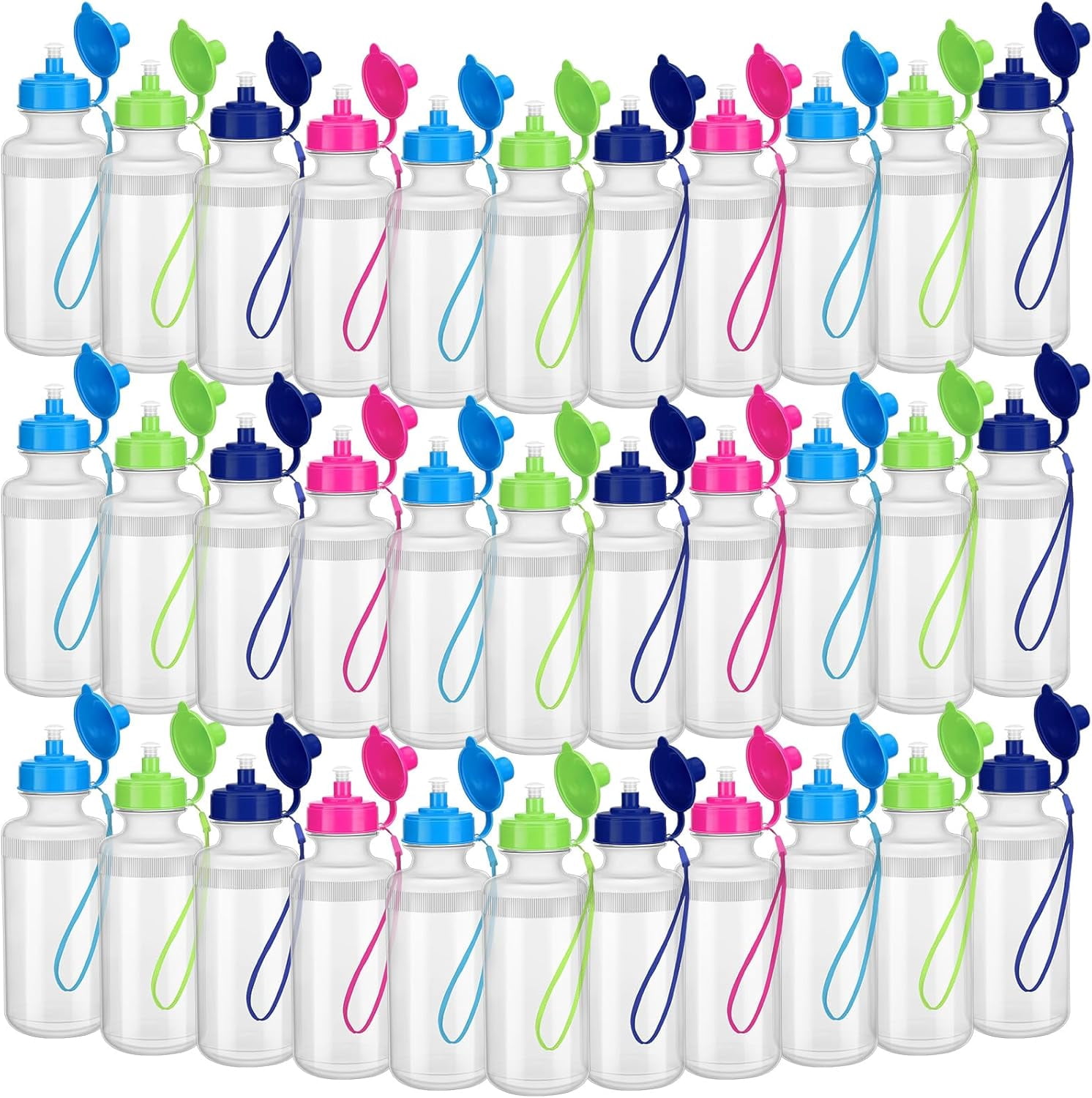 72 Pcs Reusable Water Bottles Bulk Operation Shoebox Gifts 20 oz ...