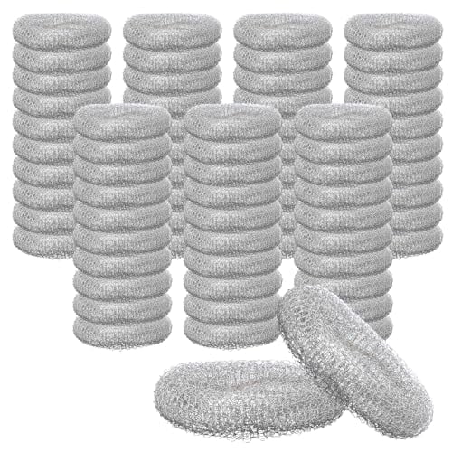 72 Pcs Stainless Steel Lint Traps for Washing Machine,Silver Laundry ...