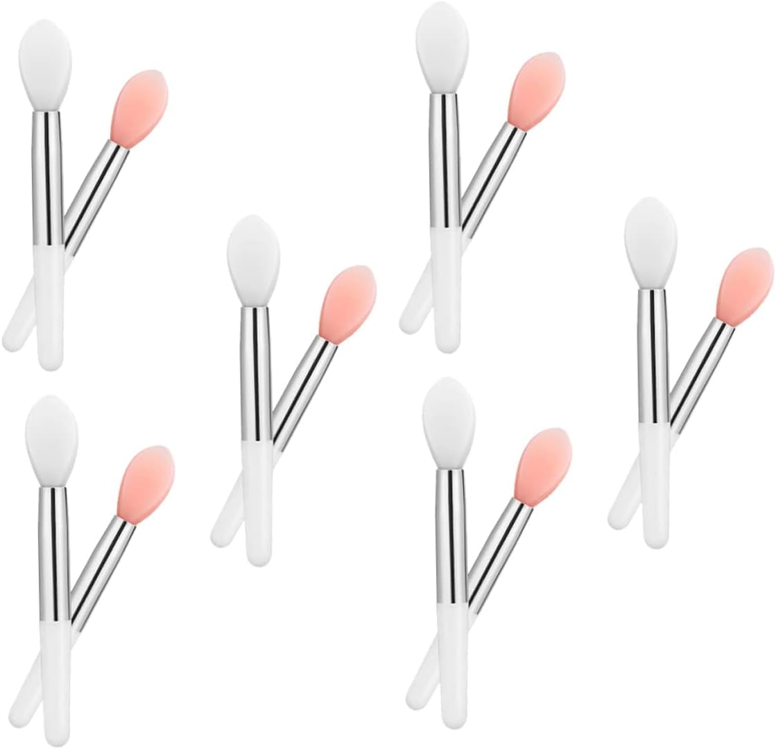 72 Pcs Translucent Lip Balm Lip Mini Tools Silicone Makeup Applicator ...