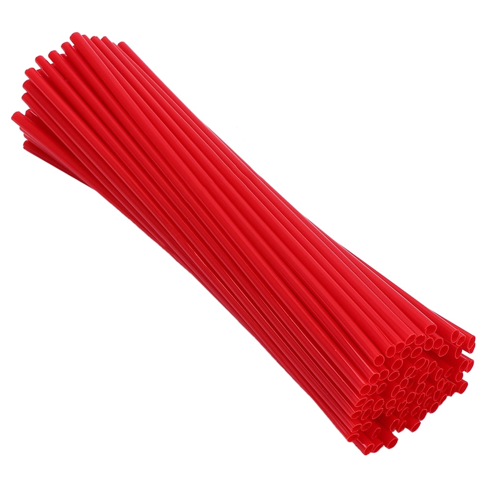 72 Pcs Wheel Tube Strip Rims Cover Motorcycle Spoke Wraps Protector ...