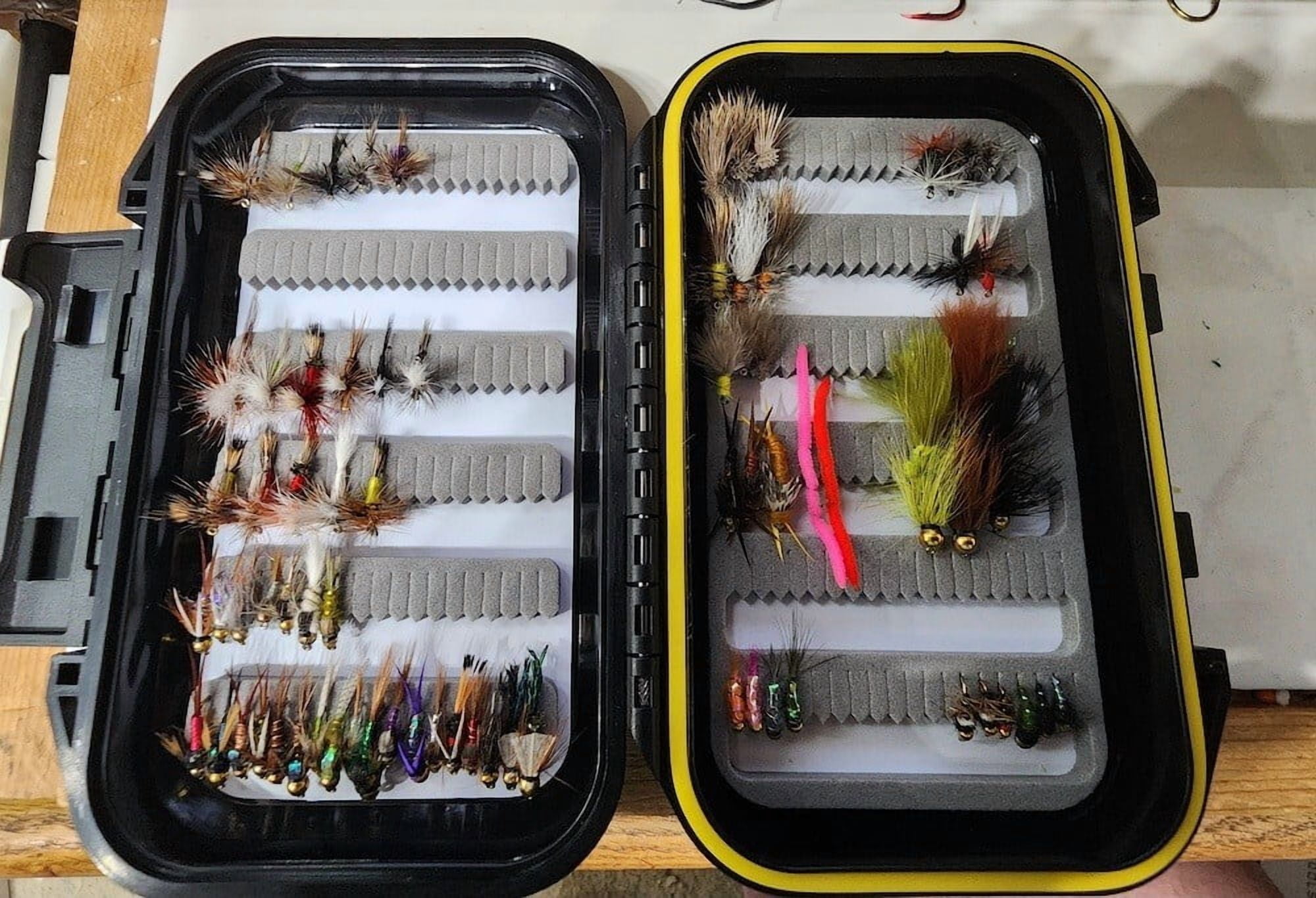 72 Pennsylvania Trout Flies w/box - Quality Trout Fly Box Assortment ...
