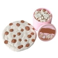 72-Piece 3D Printed Chocolate Cookie Jigsaw Puzzle with Pink Storage ...