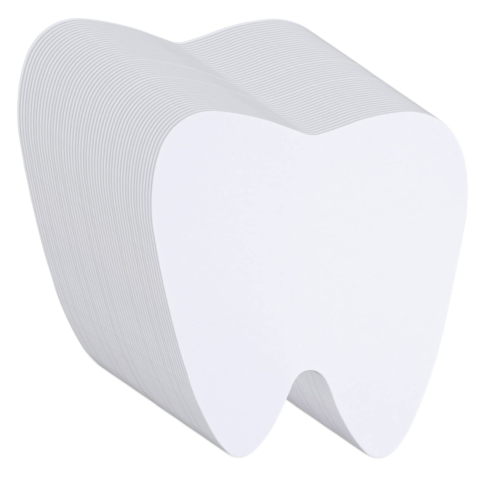 72 Pieces Tooth Cutouts YPF5 Paper White Teeth Shape Cutouts Blank ...