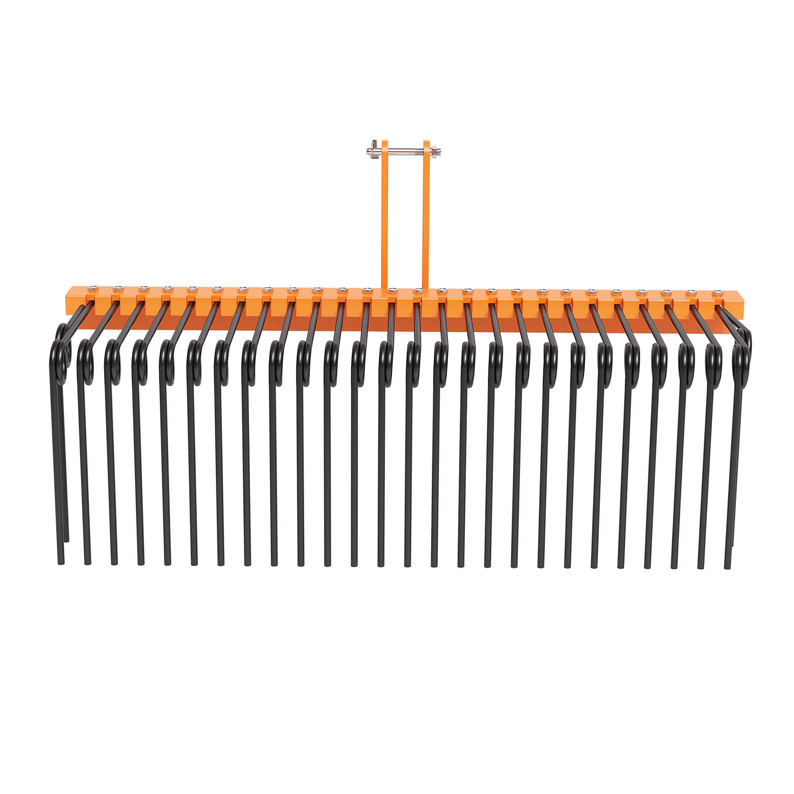 72" Pine Straw Needle Rake, 3 Point Landscape Rake, Durable Powder ...