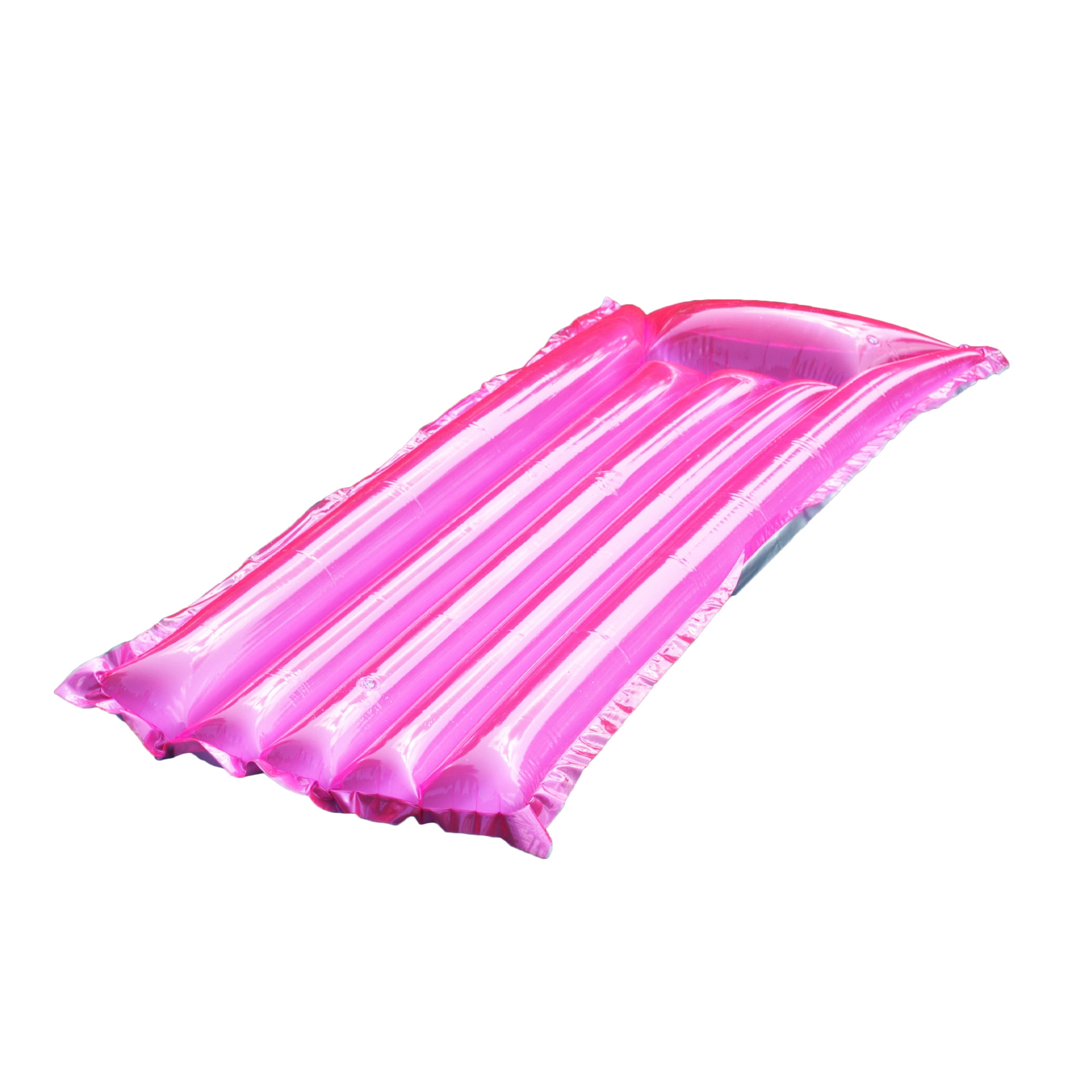 72" Pink Inflatable Reflective Sun tanner Pool Float - Walmart.com