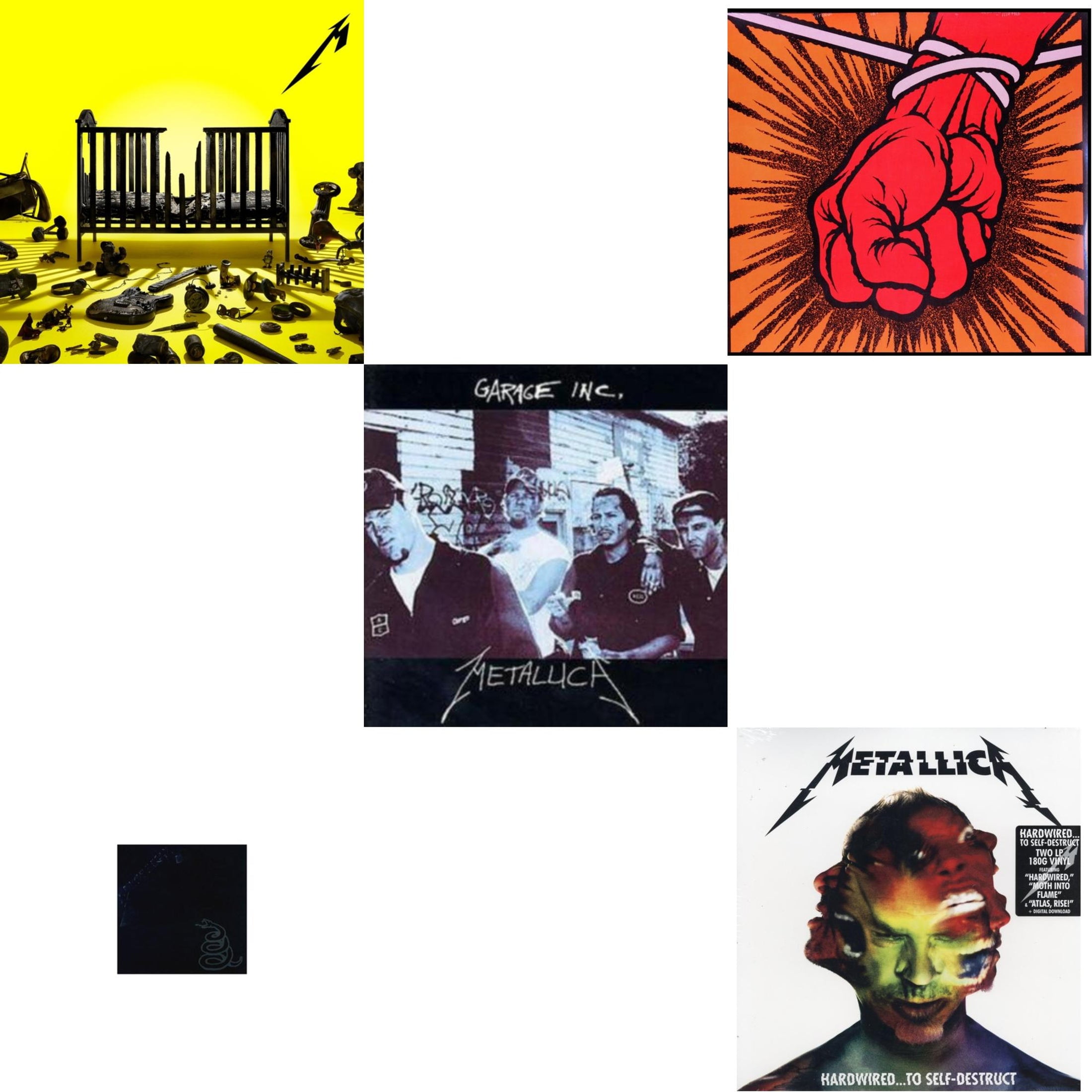 72 Seasons (2LP) & Metallica (Remastered/2LP) & Garage Inc. & St Anger ...