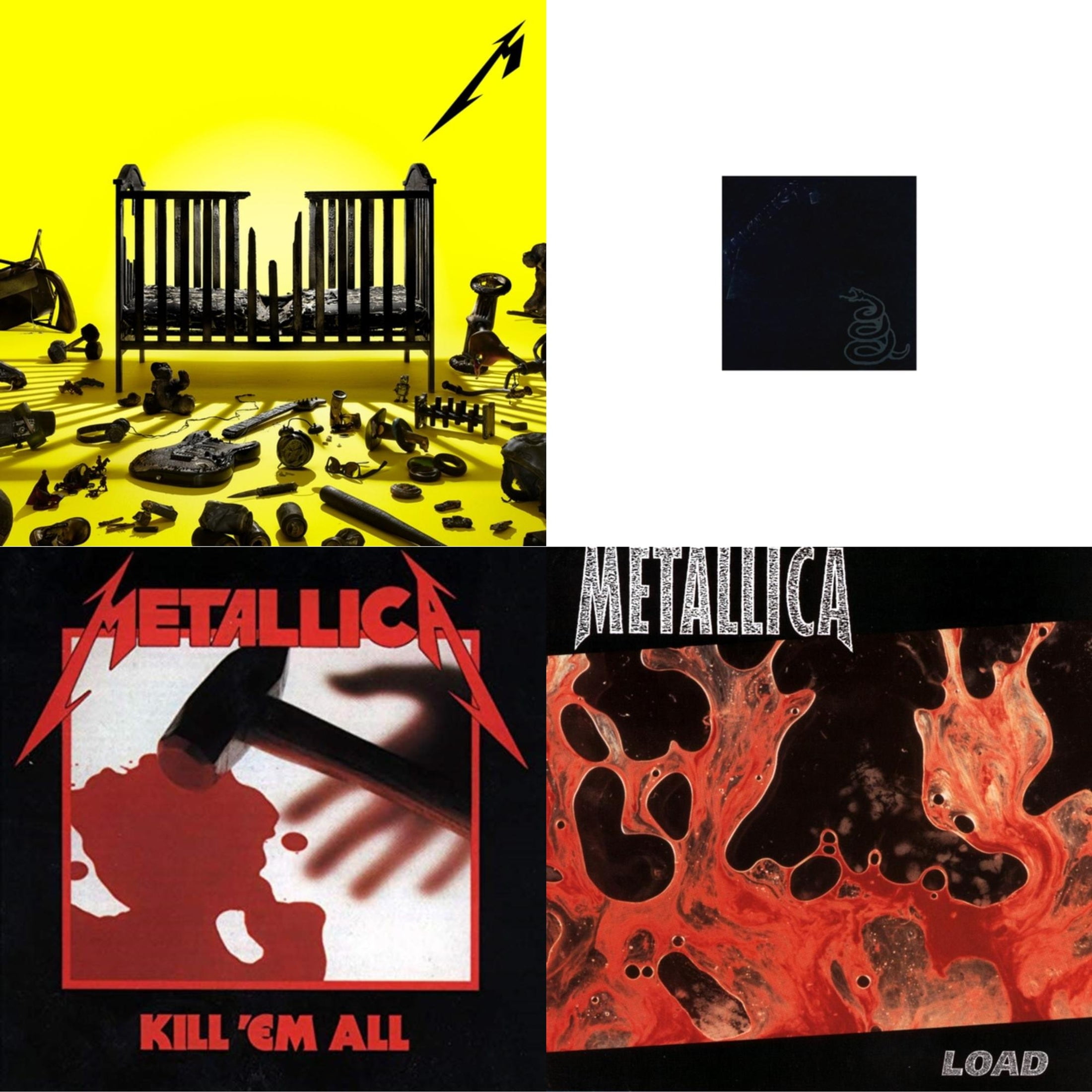 72 Seasons (2LP) & Metallica (Remastered/2LP) & Kill Em All (180G ...