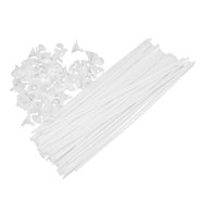 Way To Celebrate White Plastic Balloon Sticks with Cups 19.69 inches 20 ...