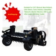 Wolfequip 72" Skid Steer Attachment Power Rake / Harley Rake - Soil ...