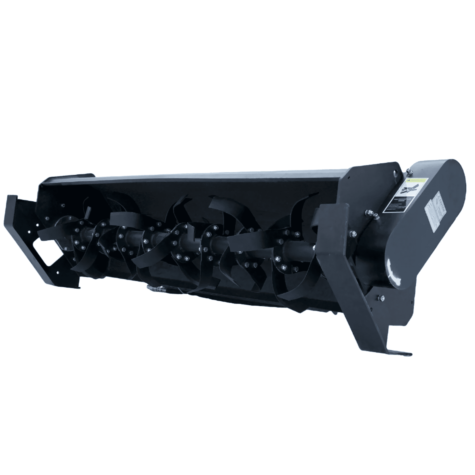 72" Skid Steer Rotary Tiller Cultivator, Heavy-Duty Hydraulic ...