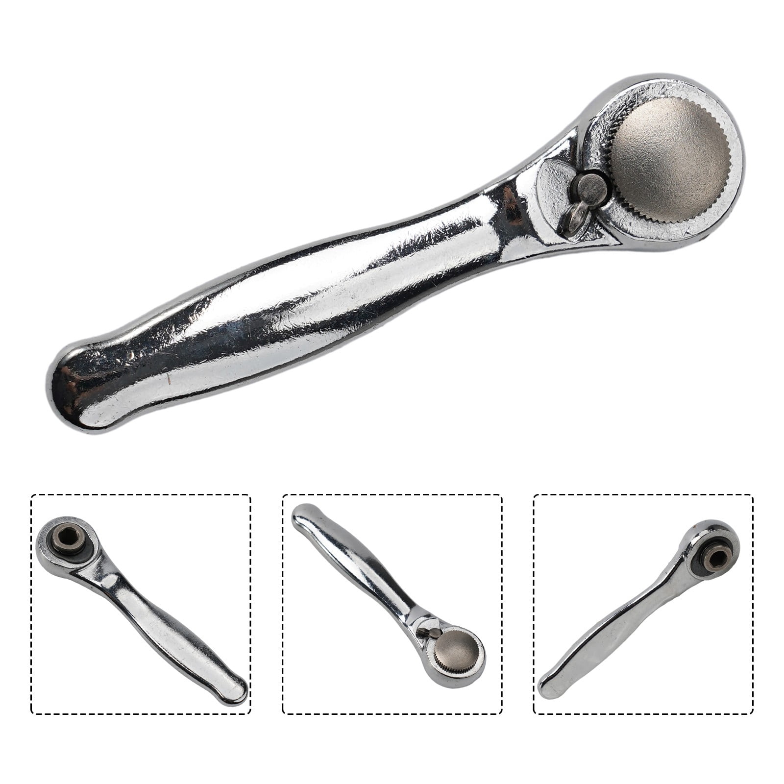 72-Teeth Socket Mini Wrench 6.35Mm 1/4Inch Hex Ended Torque Wrench ...