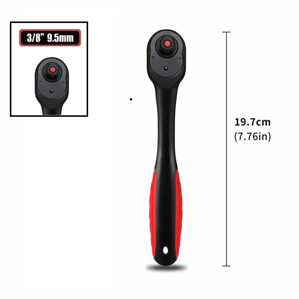 72 Tooth Ratchet Wrench Set with Quick Release Mechanism and Comfort ...