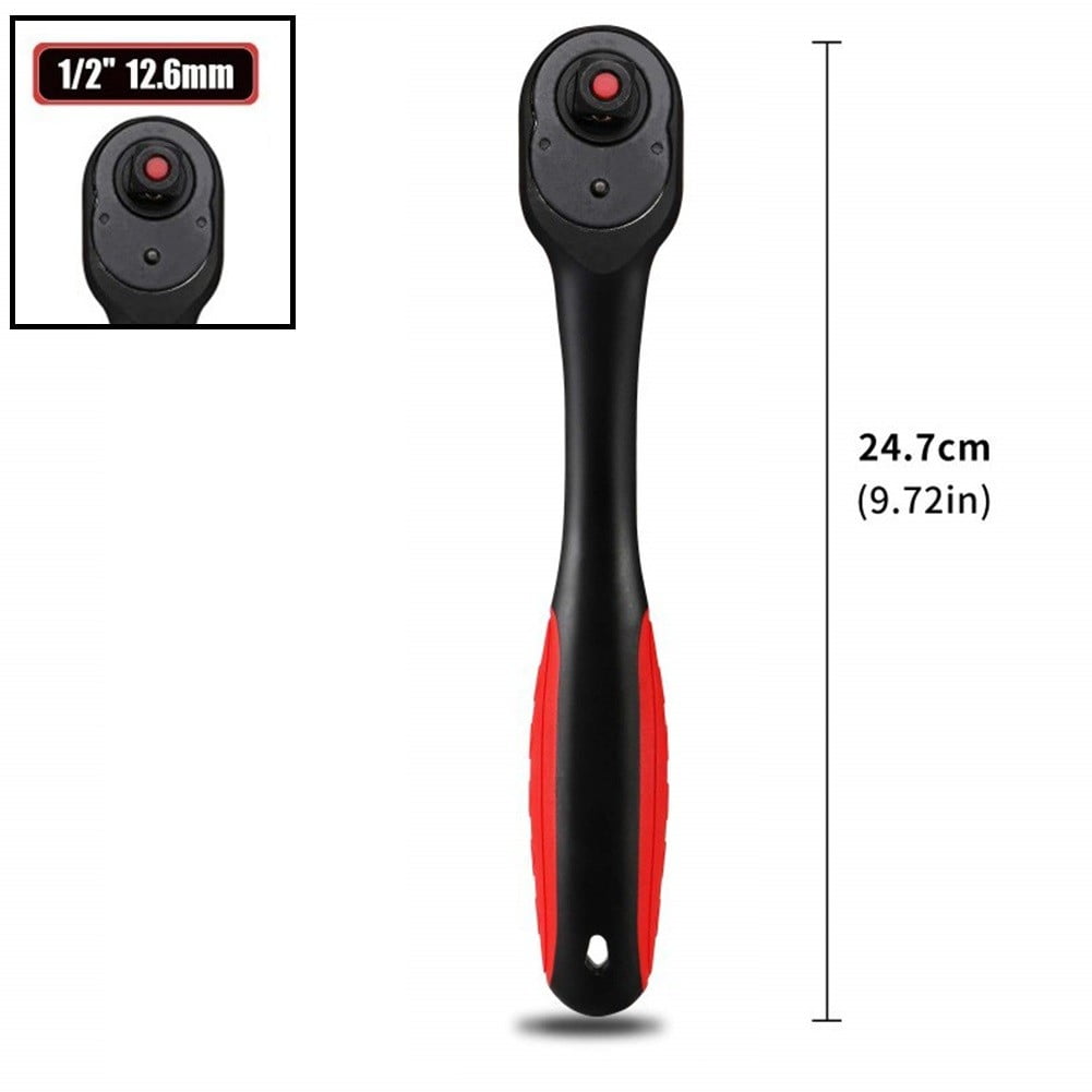72 Tooth Ratchet Wrench Set with Quick Release Mechanism and Comfort ...