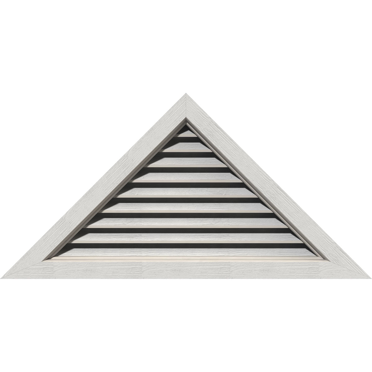 72"W x 27"H Triangle Gable Vent (87"W x 32 5/8"H Frame Size) 9/12 Pitch ...