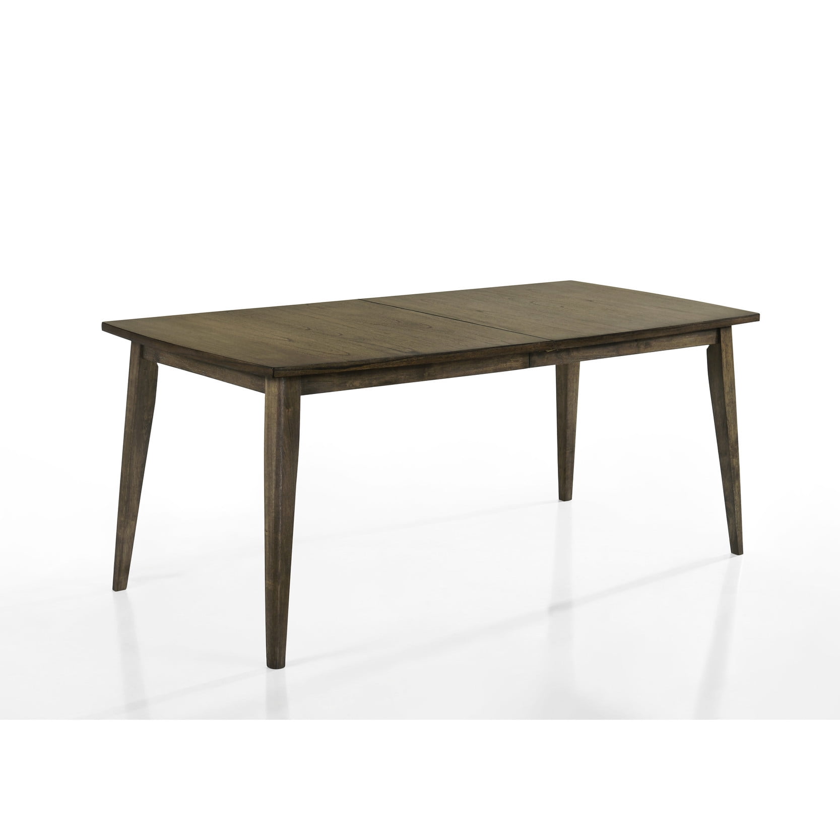 72" Wide Brown Dining Table with Split Table Top | Rectangle Design ...