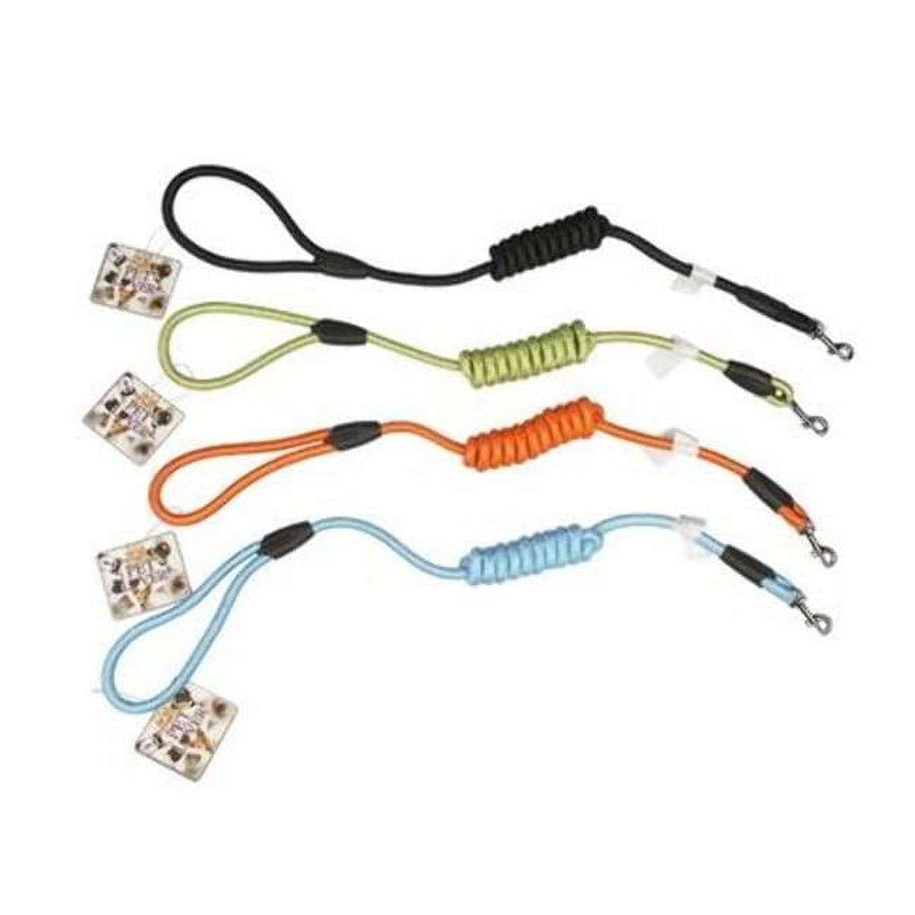 72 in. Dog Leashes, 4 Assorted Color - Small - Case of 24 - Walmart.com