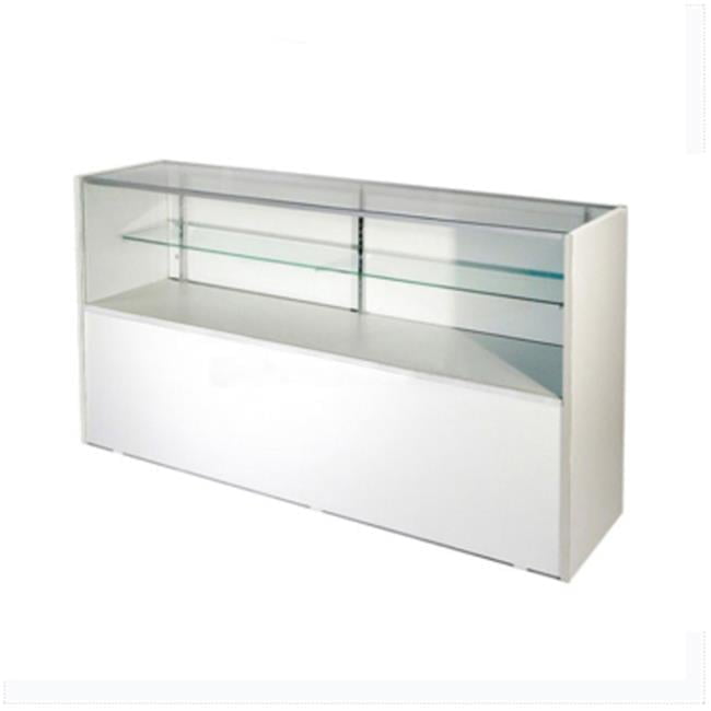 72 in. Half Vision Showcase, White - Walmart.com