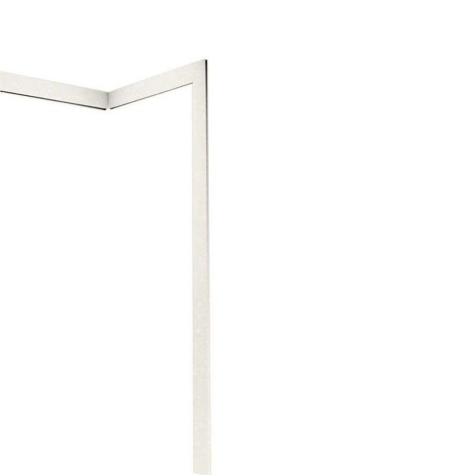 72 in. Solid Surface Easy Up Adhesive Tub and Shower Wall Trim Kit and ...