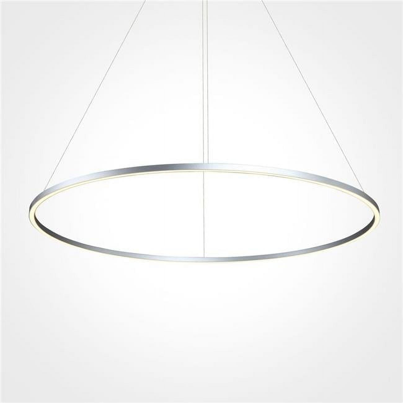 72 in. Tania Adjustable Suspension Fixture, Modern Circular LED ...