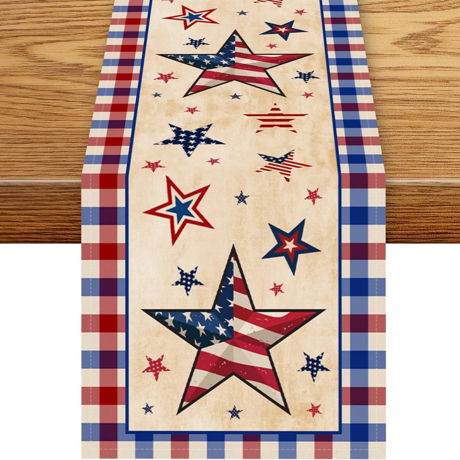 72 in. US 250 Table Runners — 4th of July Decorations — Picnic Tables ...
